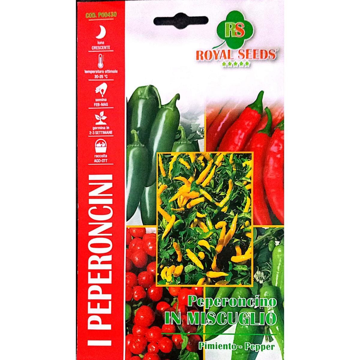 Royal pepper peperoncino in Miscuglio 00430 - Sky Seed Store