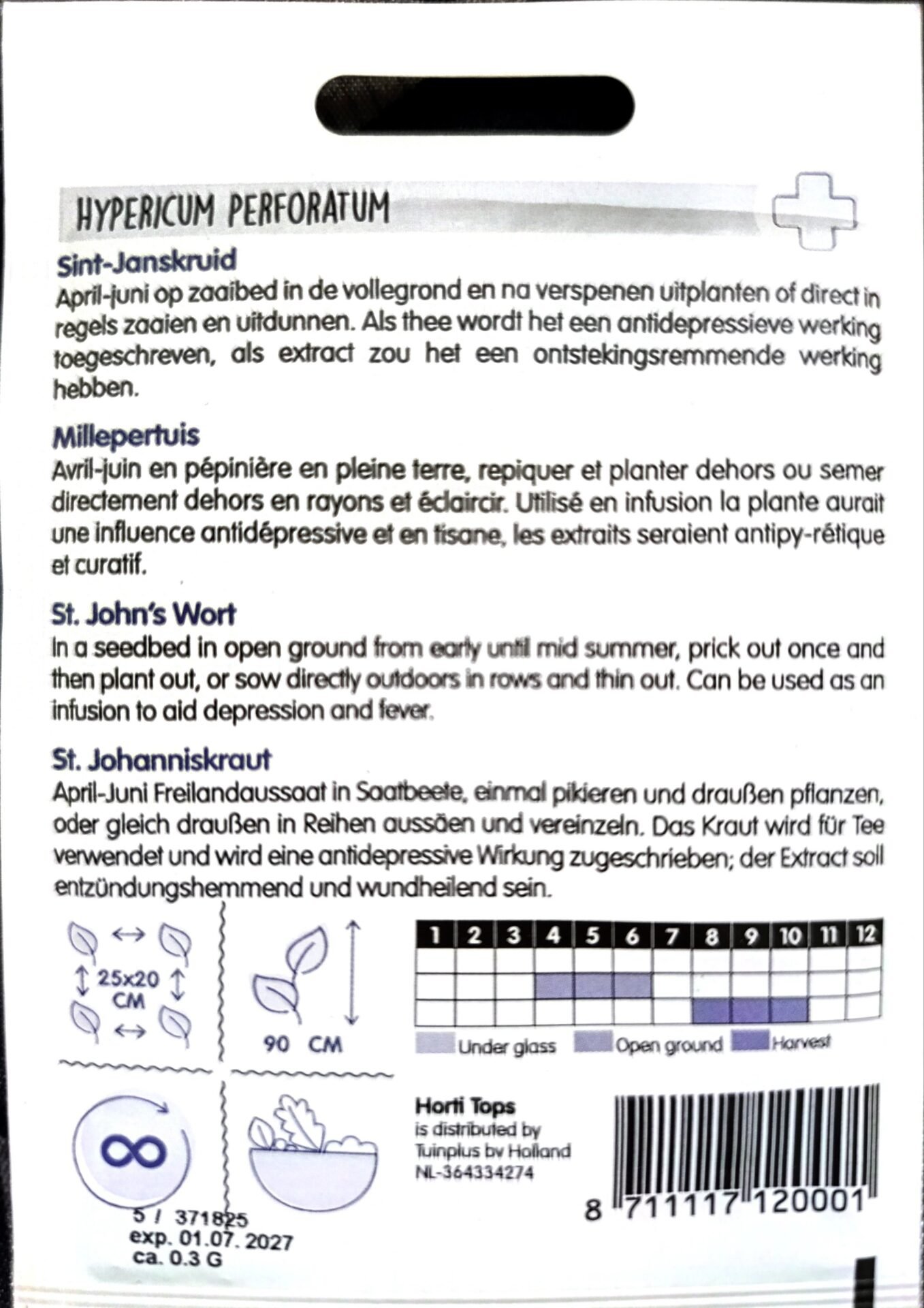 Perforate St John's-wort Seed - SKY SEEDS